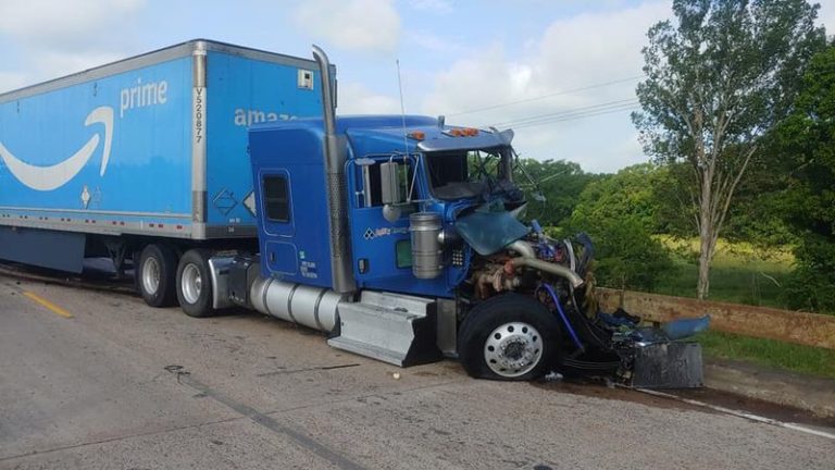 Grimes County Amazon 18-Wheeler Accident 2 Hospitalized | Texas Truck ...